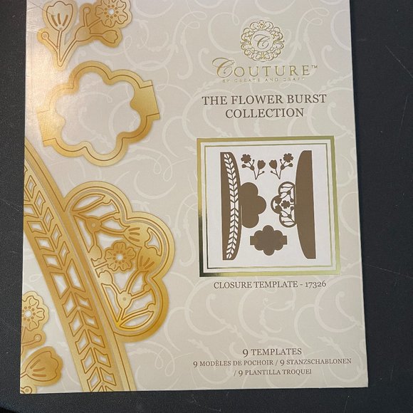 Other | Couture By Create Craft Die Cutting Dies Closure Template17326 ...